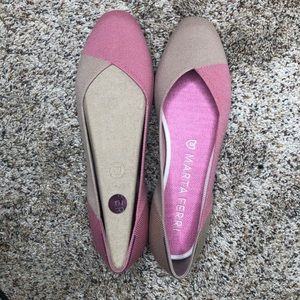 Rothy's | Shoes | Rothys Rose Camel Square Toe Flats Rothys X Marta ...